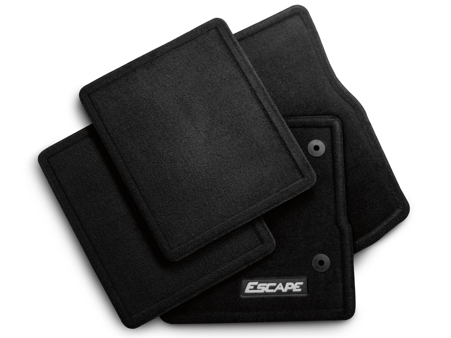 Escape 2013 2019 4pc Charcoal Black Carpet Floor Mat Set