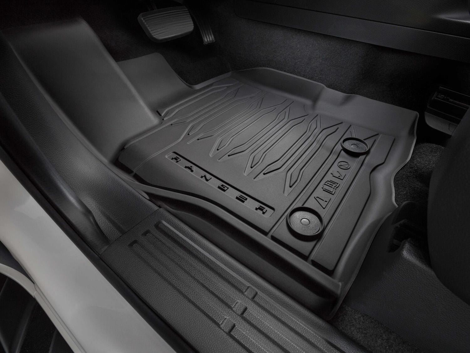 Ranger SuperCab 2020 2023 4pc All Weather Floor Liner Tray Accessories Ford