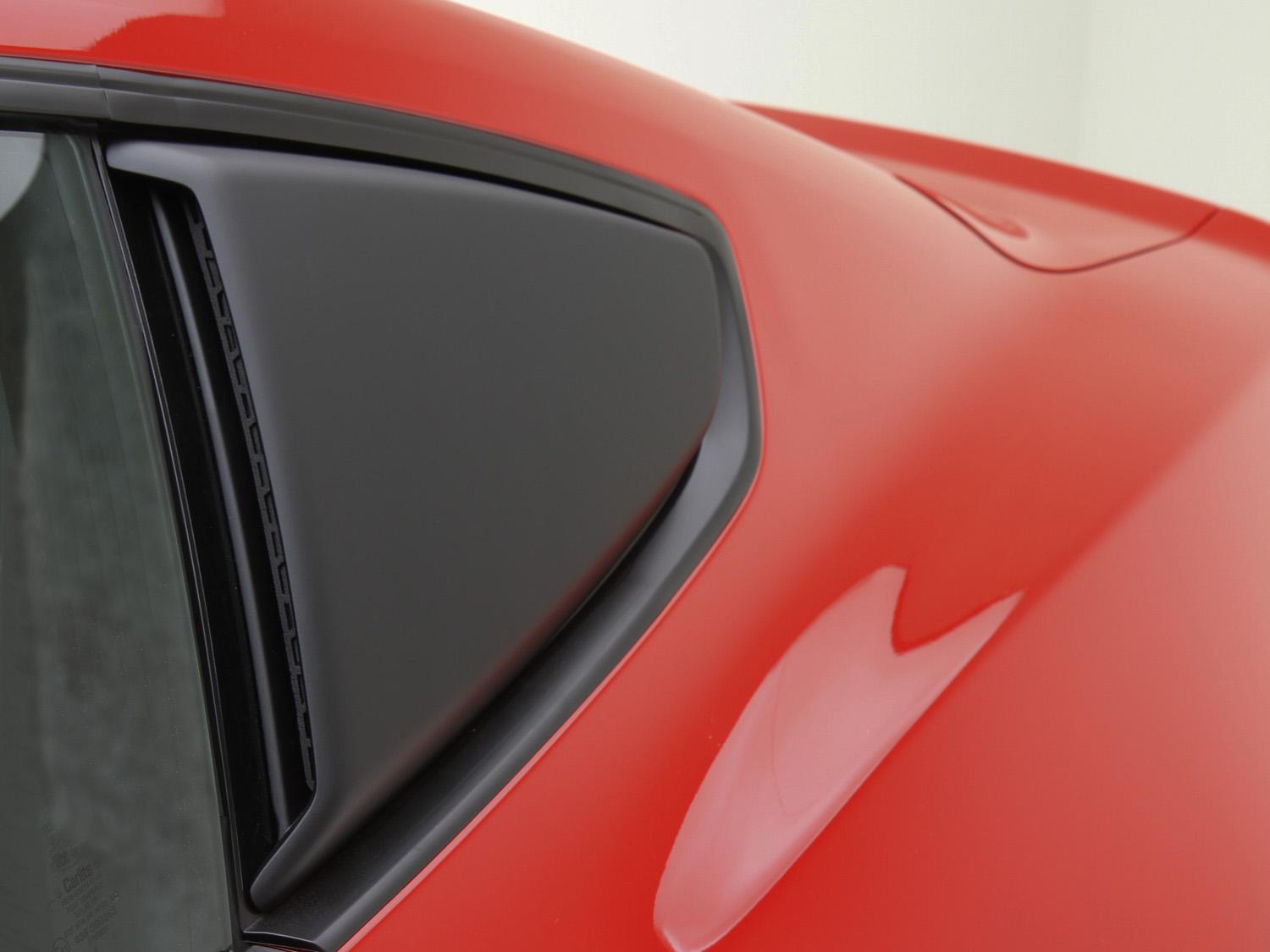 Ford Mustang 2015 2023 Satin Black Side Quarter Panel Scoop