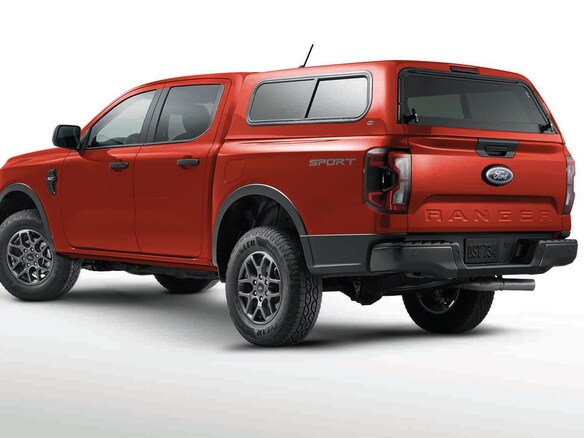 Ranger 2024 CabHigh Bed Cap for 5.0ft Bed, Hot Pepper Red, Paint Code ...