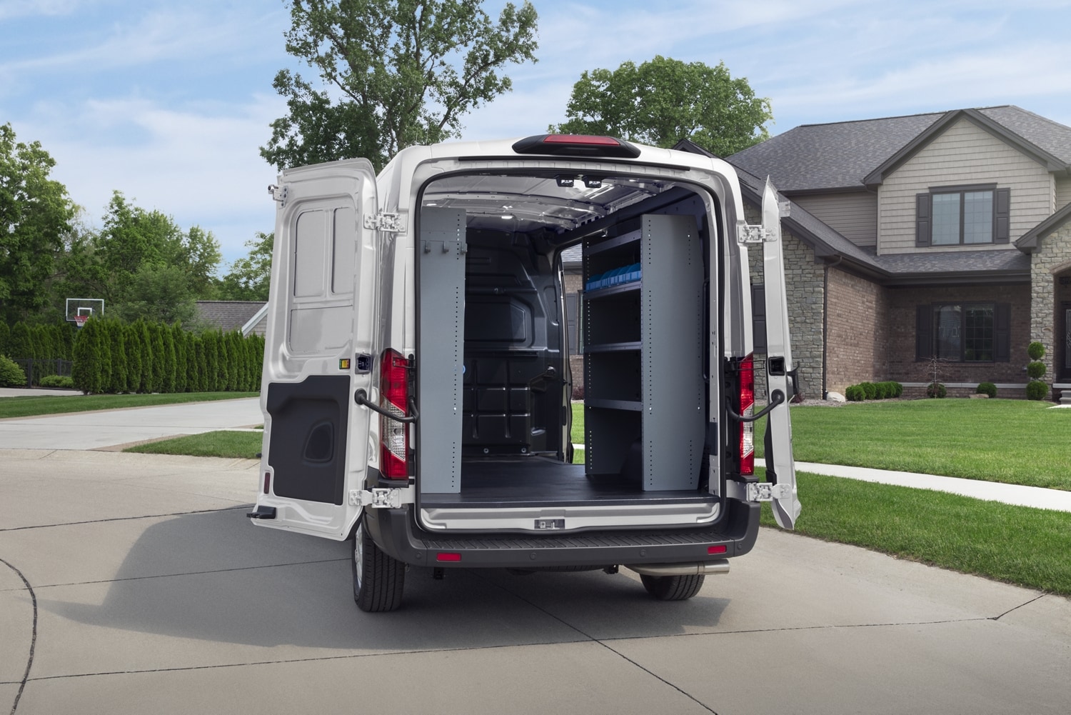 Ford Transit 2023/2024 Factory Option - Bulkhead with Lockable Door ...